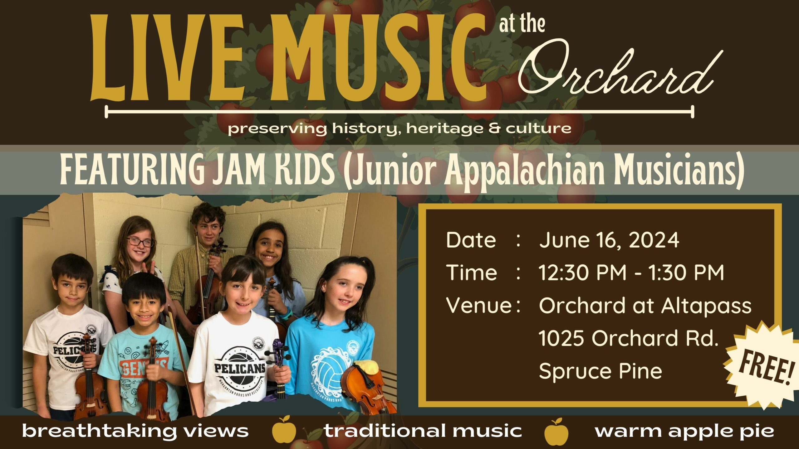 Events from June 2 – June 30 – Altapass Orchard